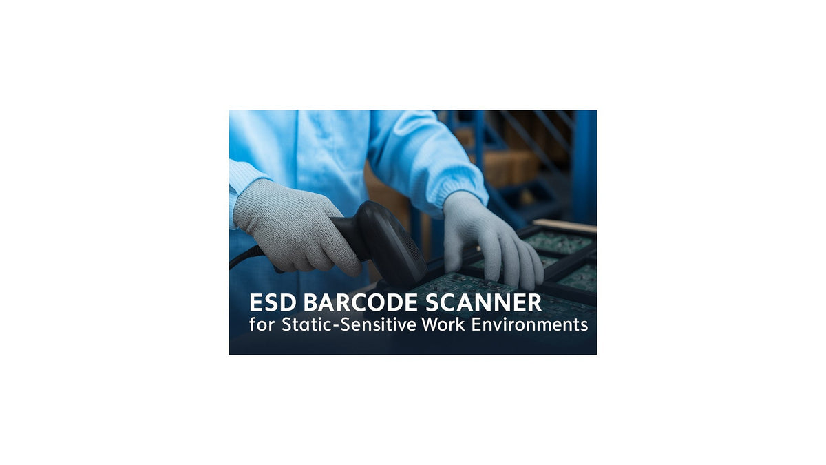 ESD Barcode Scanner for Static-Sensitive Work Environments